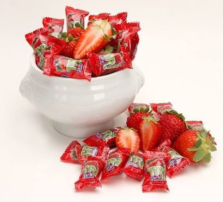 Bala Tri bala sabor morango 500g – Peccin - Fescopan